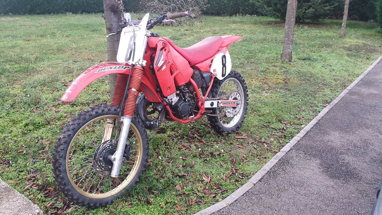 Honda 125 CR 1989 restauration/ rebuild Partie 1 - YouTube