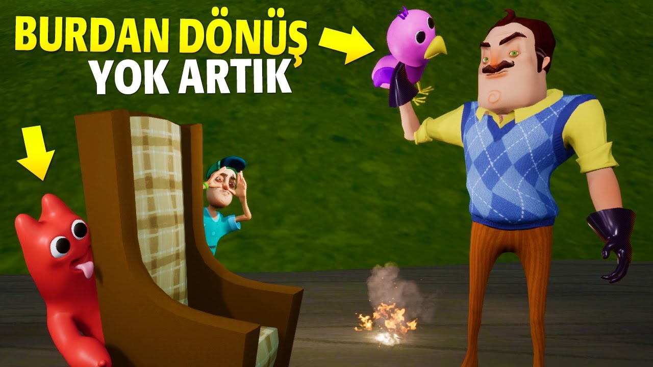 Bıyıklı Delirdin mi Napıyosun? Hello Neighbor Mod Baby opila ve Banban ...