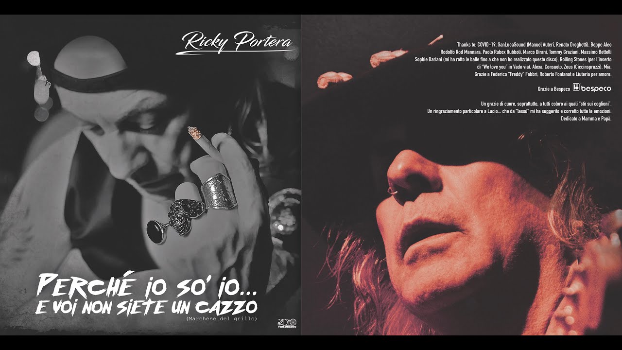 RICKY PORTERA Perché io so' io e voi non siete un... rivolto a chi col ...