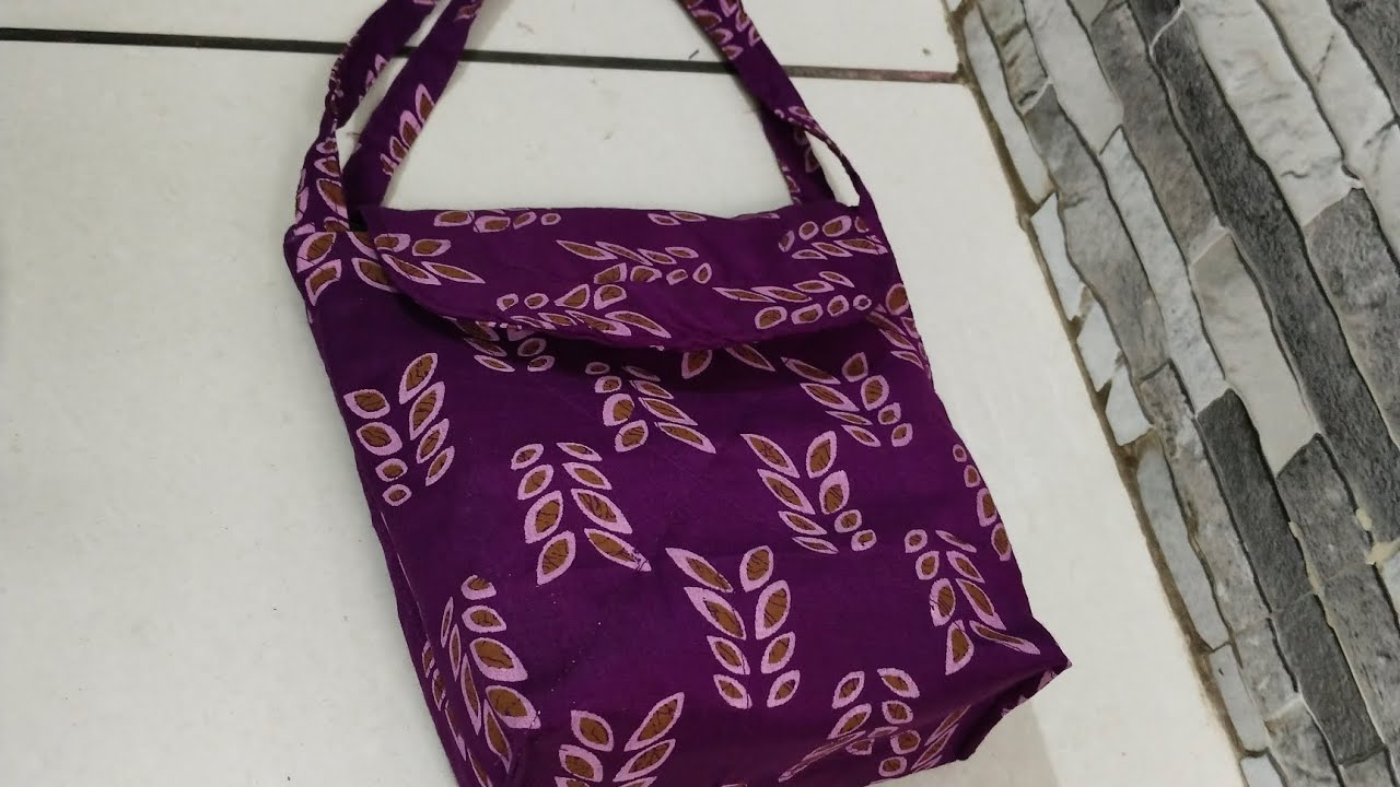 DIY || 137 ||New Tricks to make beautiful flap bag || Easy creative and ...