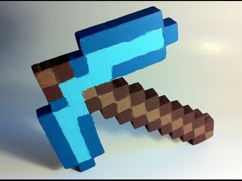 Tutorial #2 Making pickaxe from Minecraft - YouTube