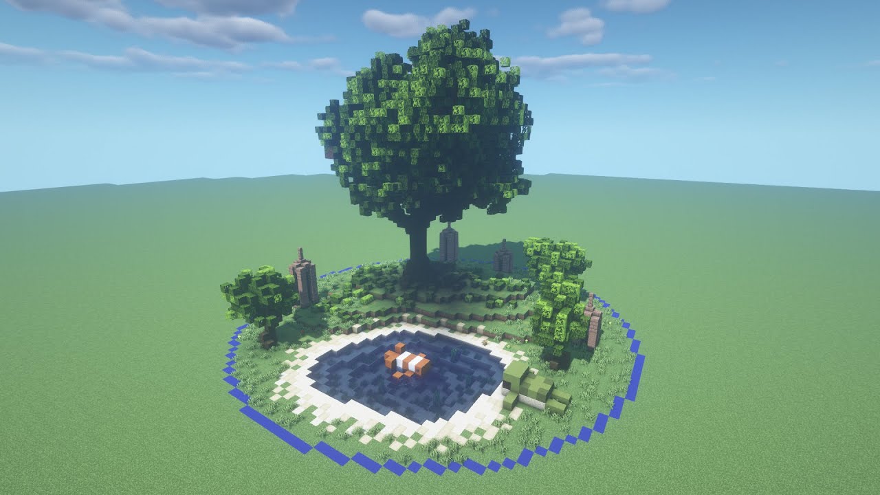 Custom Tree - Minecraft Speed Build (+ Channel Update) - YouTube