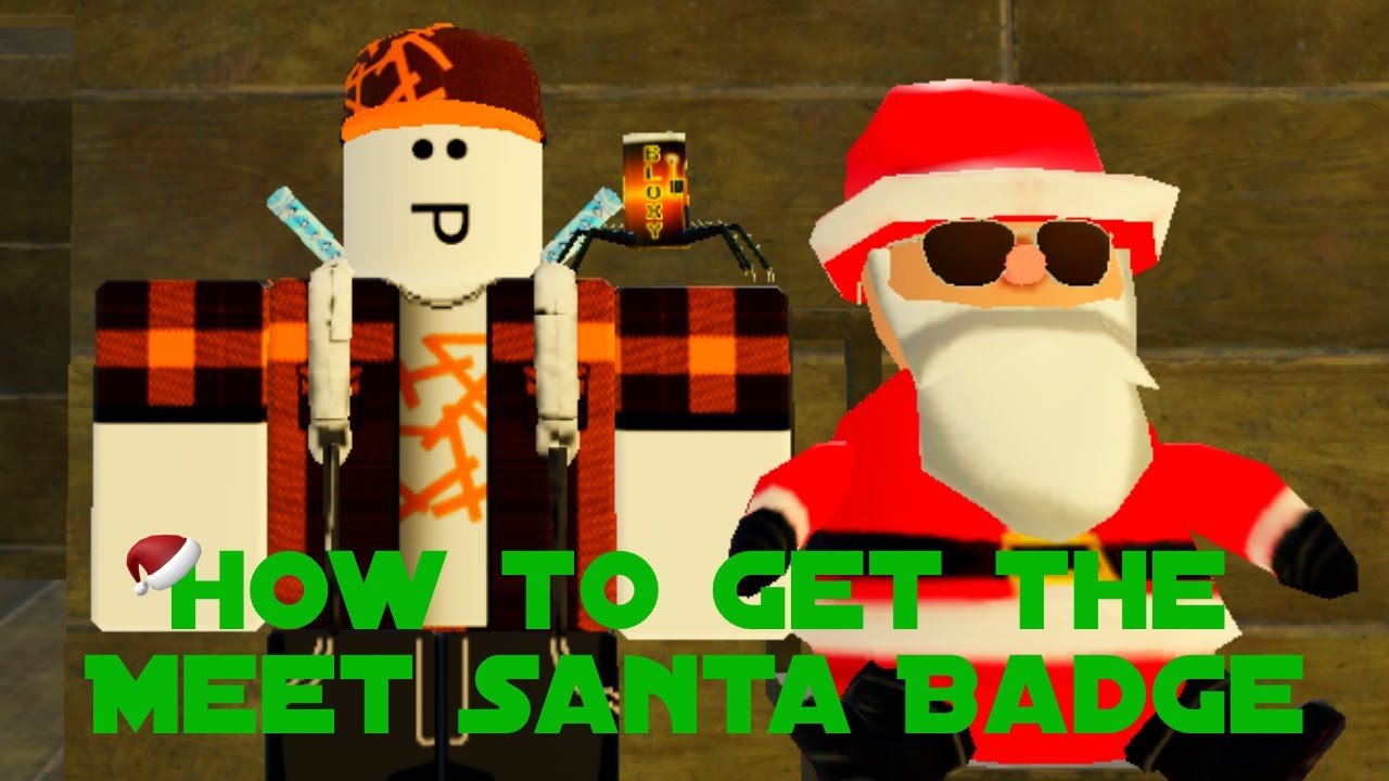 How to get the Meet Santa Badge in Roblox Pilot Training Flight ...