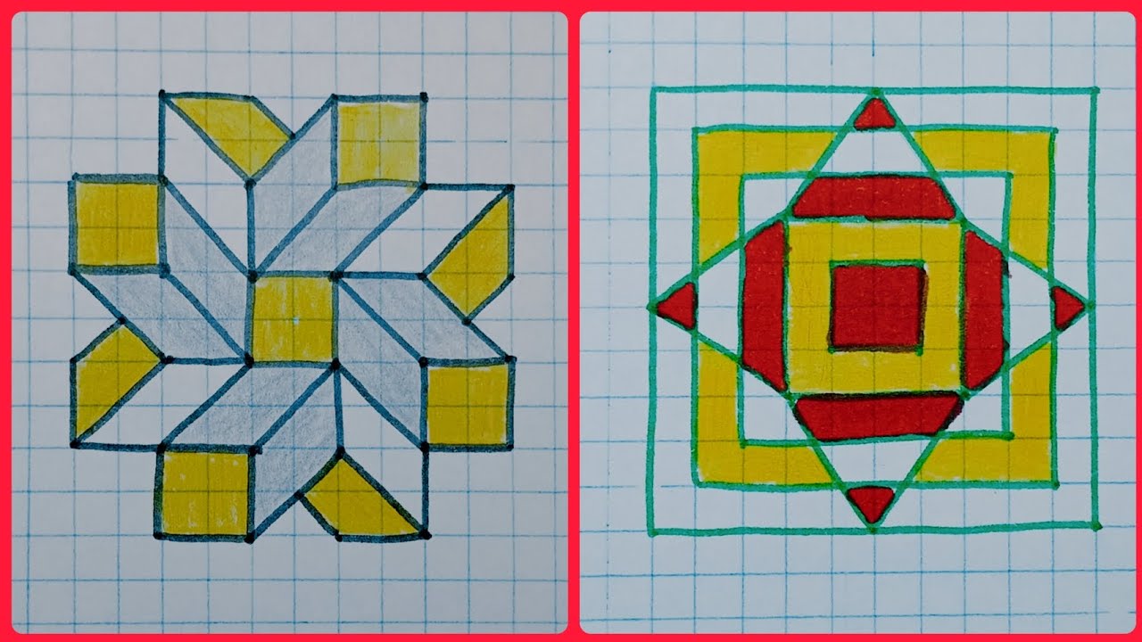 3d draw Amazing ⁉️ | 3d drawing optical illusion on Graph paper - YouTube