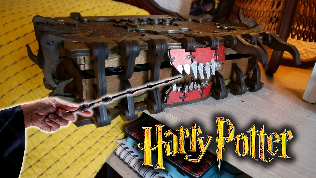 Assembling the Monster Book Box for Laser Cutting 👹 | Inspired by the ...