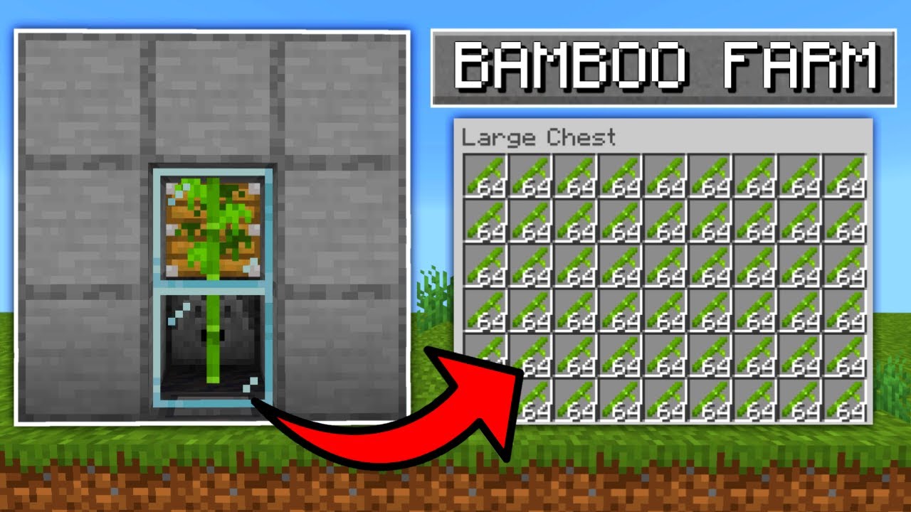 Minecraft ZERO TICK Bamboo Farm in Bedrock Edition 1.21 (MCPE/Xbox/PS5 ...