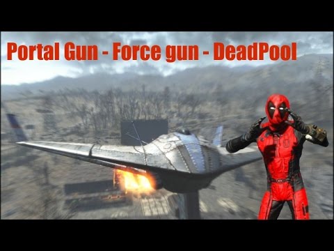 Fallout 4 mods Portal gun Magnums Force Gun - YouTube