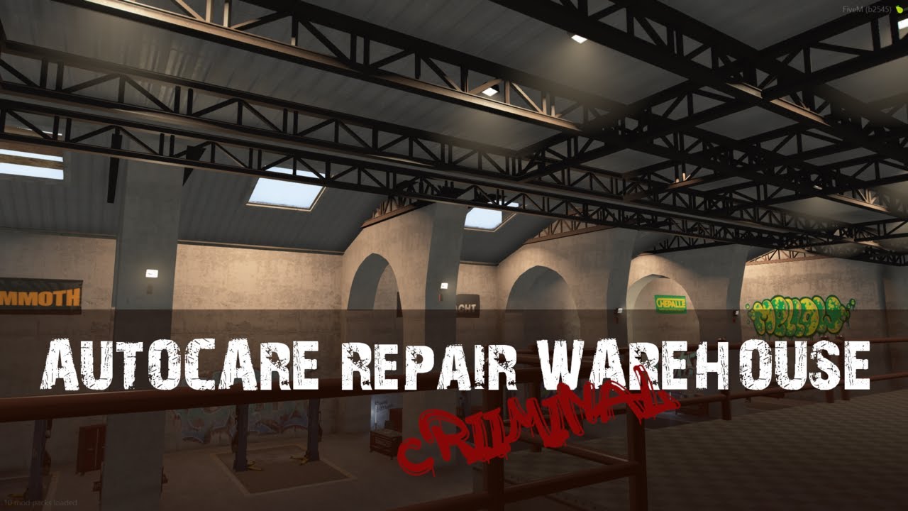AUTOCARE Repair Warehouse (Mechanic MLO) GTA 5 FIVEM MLO - YouTube