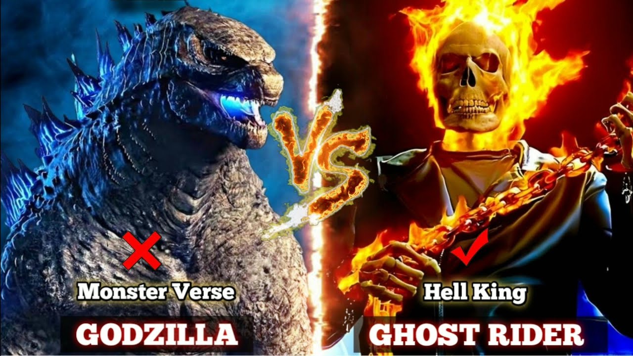 Ghost Rider Vs Godzilla || Godzilla Vs Zarathose Ghost Rider | Monster ...