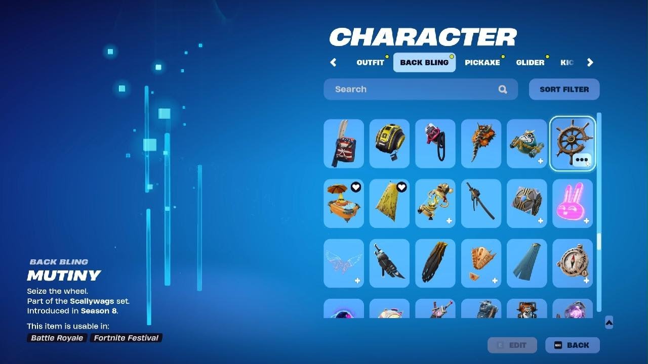 My Fortnite Locker Chapter 6 Season 1 - YouTube