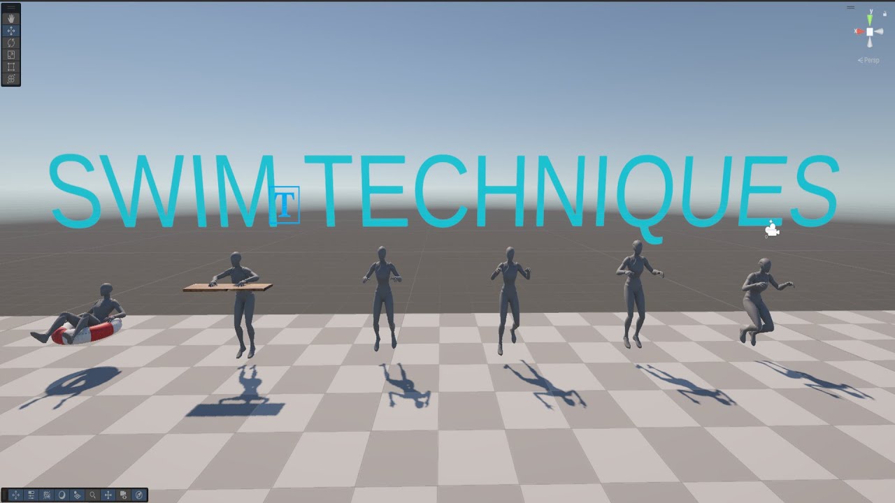 Swim Techniques – Swimming Animation Pack For Unity - YouTube