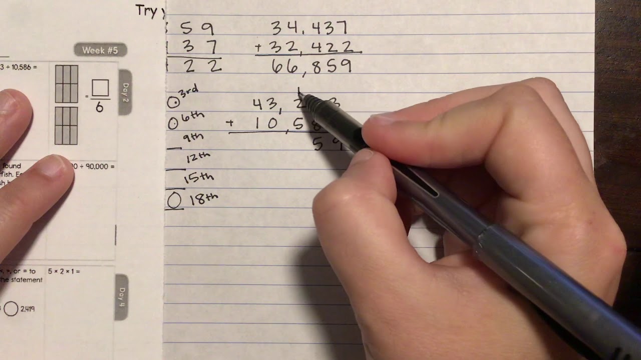 Math 4 Today Week 5 - YouTube
