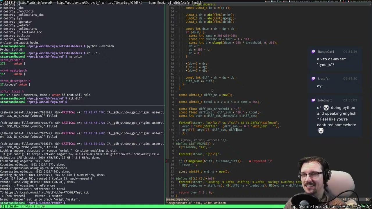 EN|RU|JavaScript|HOT ML|Python|RT Half-Life RT E338: reproducible rendering p06 - YouTube