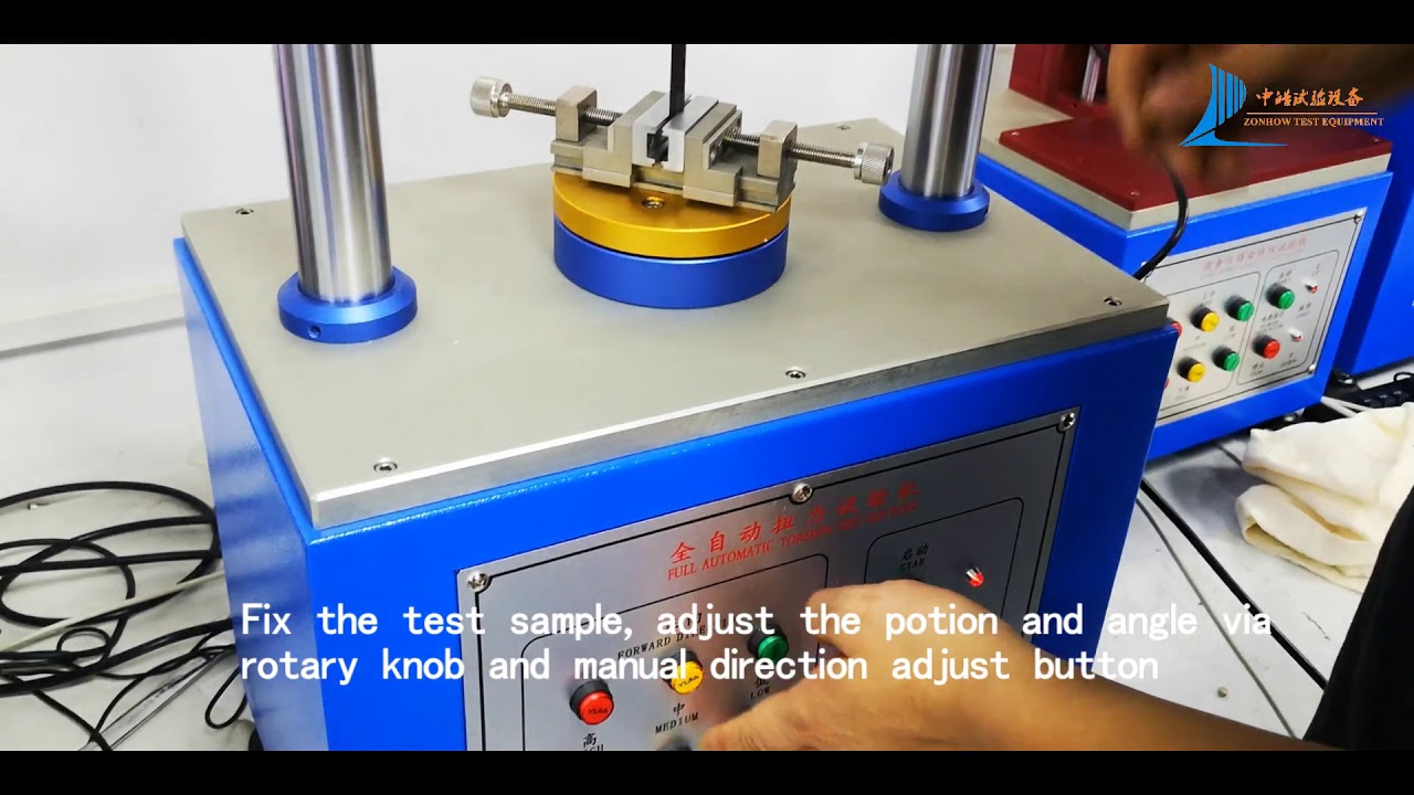 Automatic Torsion Testing Machine - YouTube