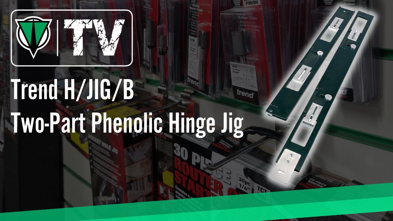 Trend H/JIG/B Two-Part Phenolic Hinge Jig Application Video - YouTube