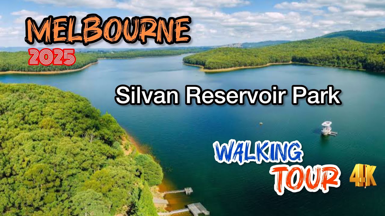 Walking tour in Silvan Reservoir Park (Victoria) near Melbourne ...