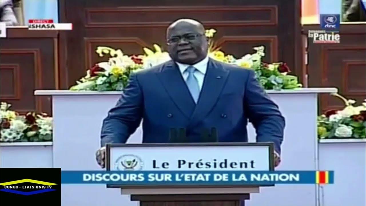 DISCOURS DE FELIX TSHISEKEDI A L'INTEGRALITE SUR L'ETAT DE LA NATION DECEMBRE 2022 - YouTube