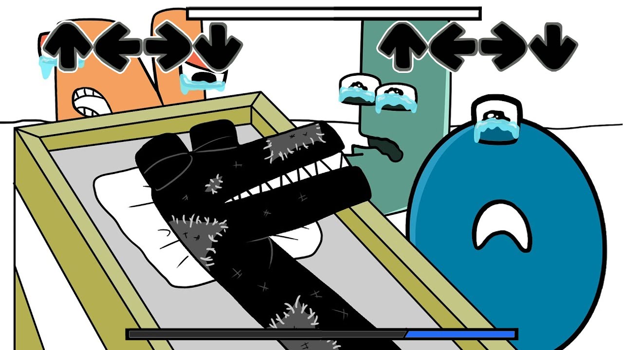 FNF Alphabet Lore But Fixing Letters in FNF be like - The Story Of The ...