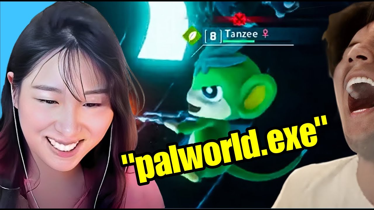 CELINE REACTS TO NEW OFFLINETV & FRIENDS VIDEO!!!! (palworld.exe) - YouTube