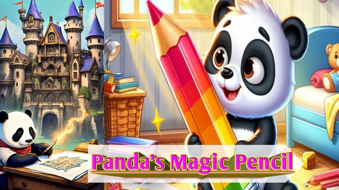 🐼Panda’s Magic Pencil Story 🐼 2024#little #story - YouTube