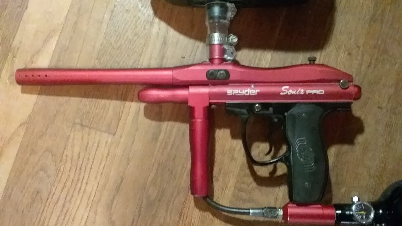 Spyder Sonix Pro for Patrick at wildfire paintball conyers - YouTube
