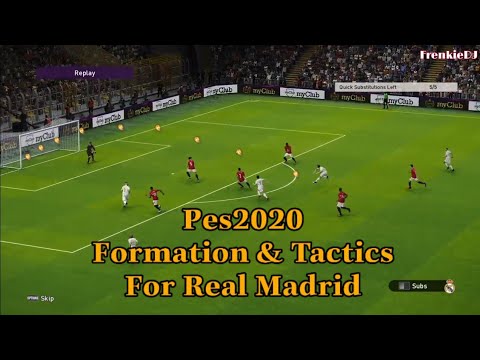 Pes 2020 Formation & Tactics For Realmadrid - YouTube