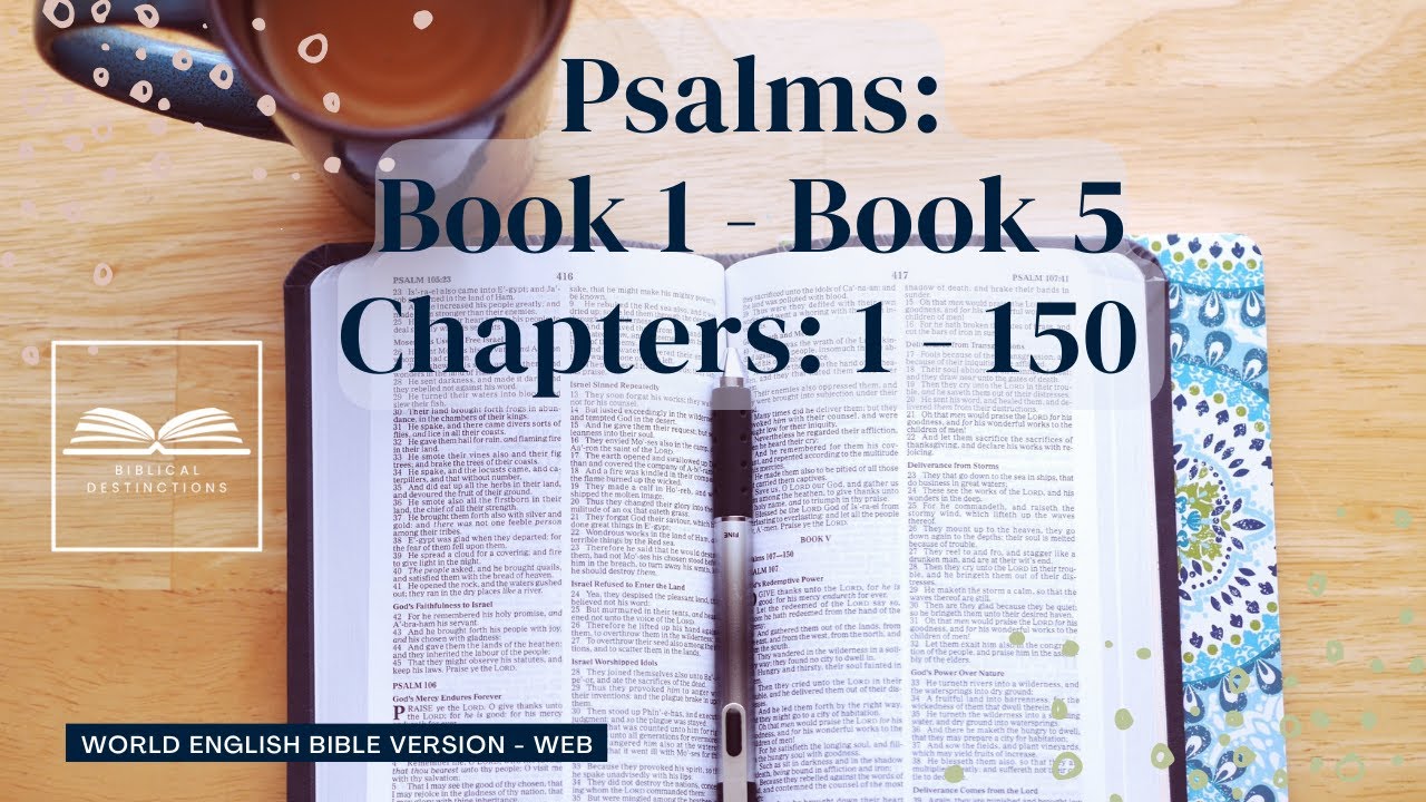 #Psalms Audiobook Series: Books 1-5 (Chapters 1-150) | World English Bible Version (WEB) - YouTube