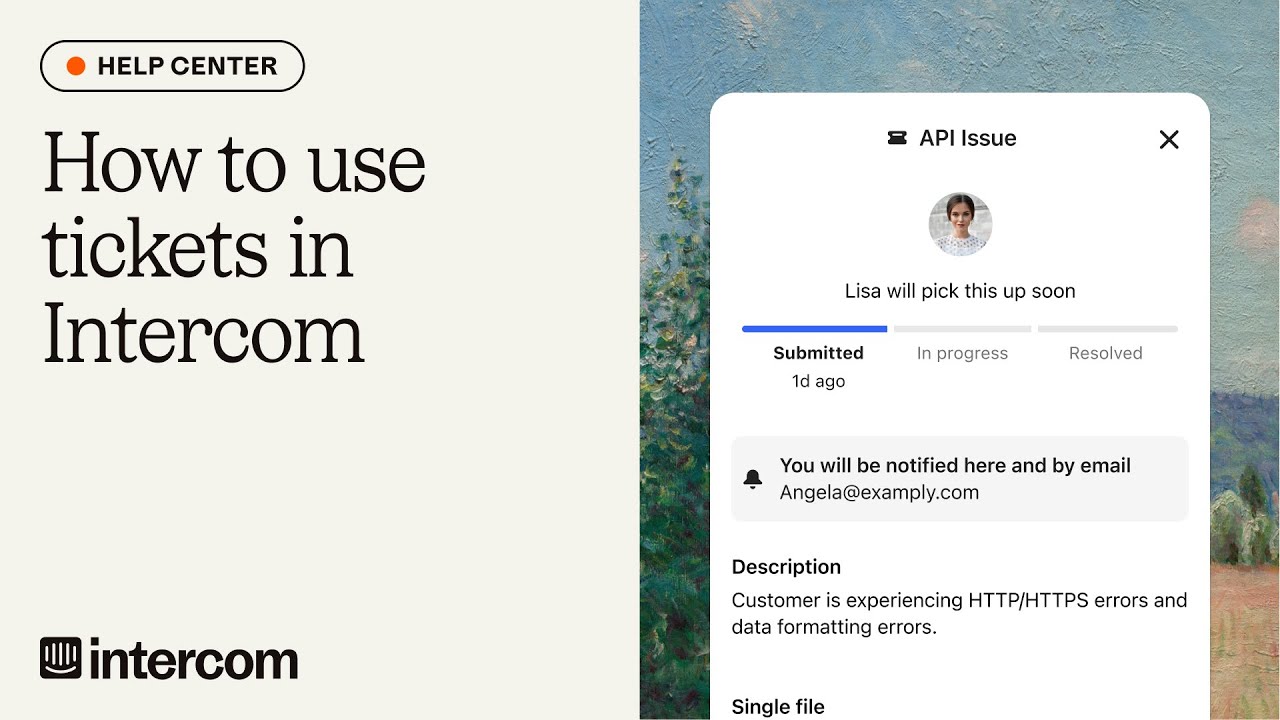 How to use tickets in Intercom - YouTube