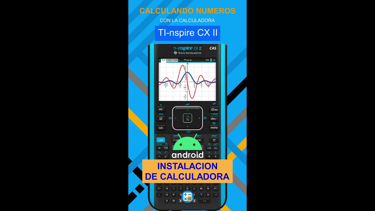 Instalación de TEXAS TI Nspire CXII en Android - YouTube