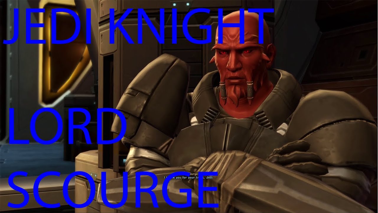 SWTOR - Jedi Knight (Lord Scourge Conversations) - YouTube