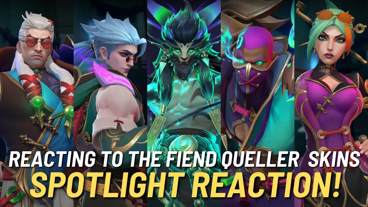Reacting To The Fiend Queller Skin Spotlights! | Wild Rift - YouTube