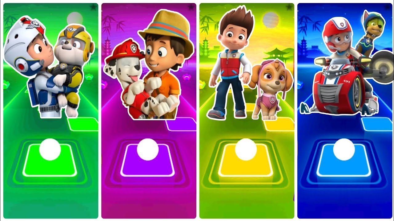 Ryder +Rubble 🆚 Marshall +Ryder 🆚 Skye +Ryder 🆚 Chase +Ryder || Paw ...