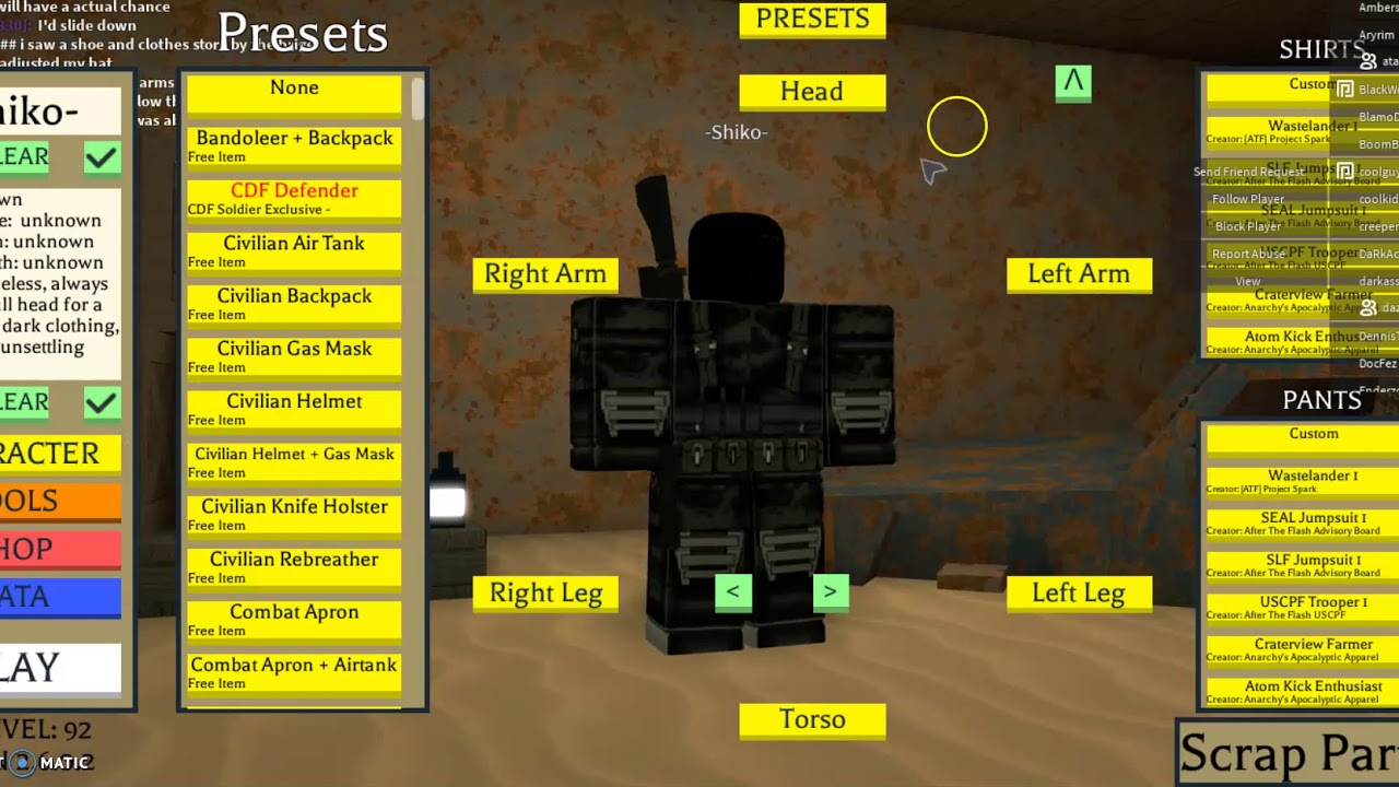 how to equip stuff from catalog in After The Flash Roblox. - YouTube