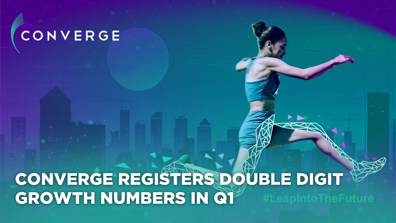 Converge registers double digit growth numbers in Q1 - YouTube