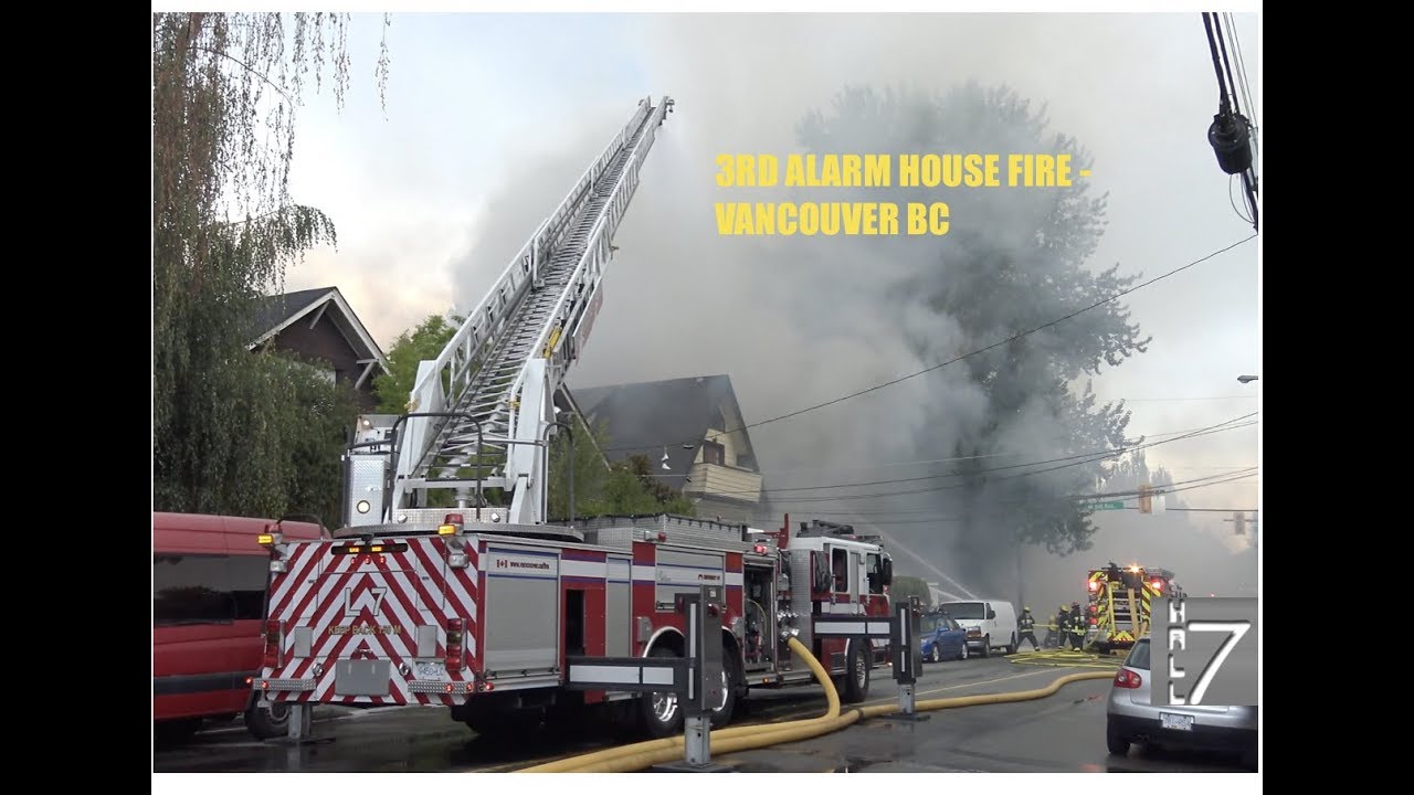 3rd Alarm Fire Destroys Abandoned House in Vancouver BC [RESPONSES + ON ...