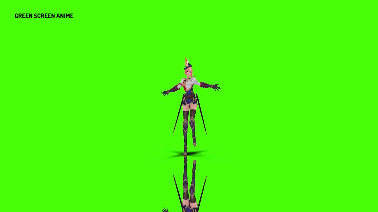 Free MLBB green screen Fanny - YouTube