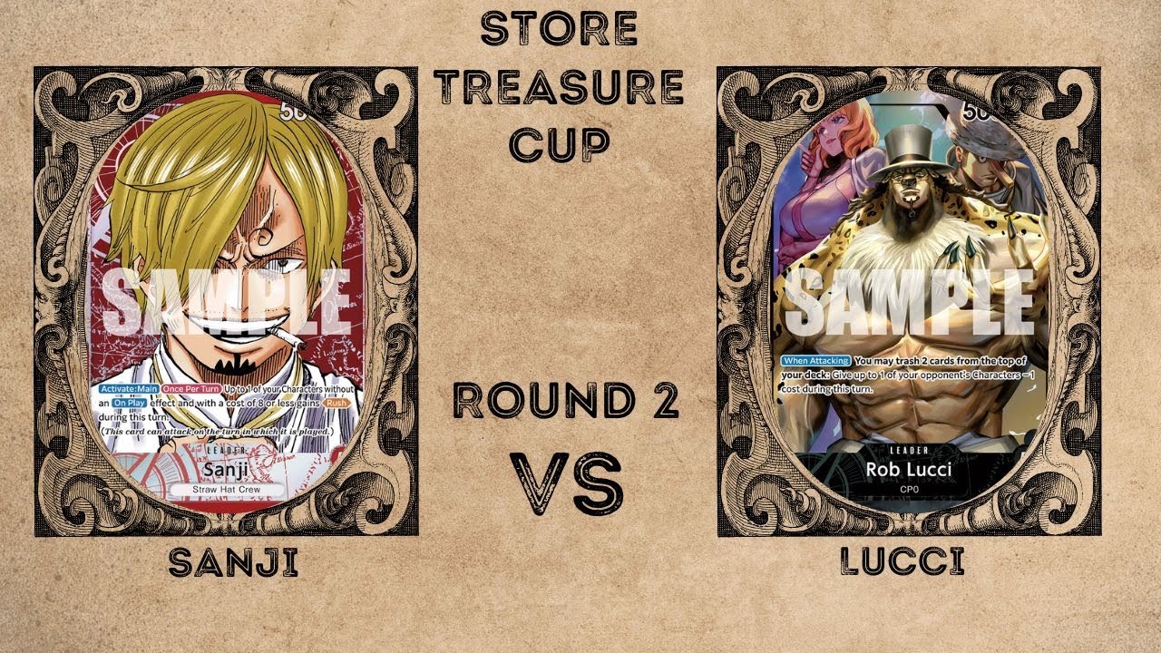 Store Treasure Cup POV Sanji vs Lucci Round 2 - YouTube