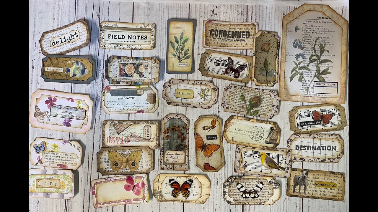 Margarete Miller Monday #2024cw14 | Scrap Labels & Tags - YouTube