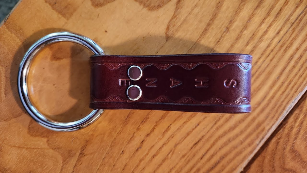 How to Make A Leather Tool Loop Part 1 - YouTube