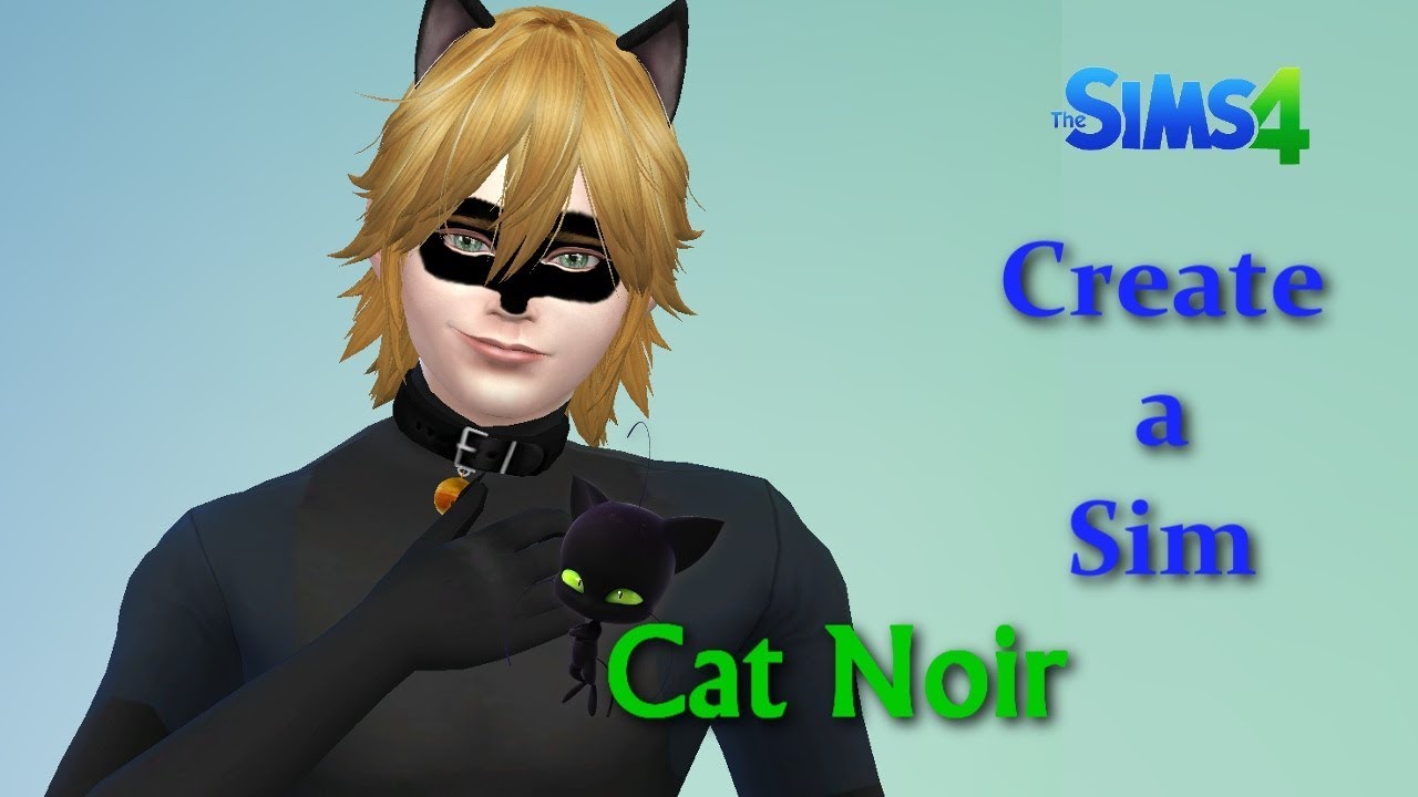 MIRACULOUS LADYBUG - THE SIMS 4 CREATE A SIM + DOWNLOAD - CAT NOIR ...