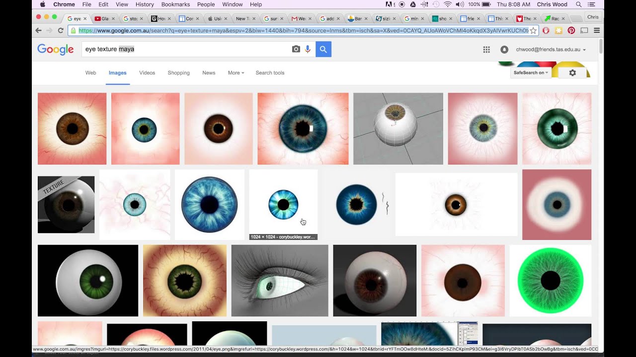 Maya Basic Eye Texturing Youtube