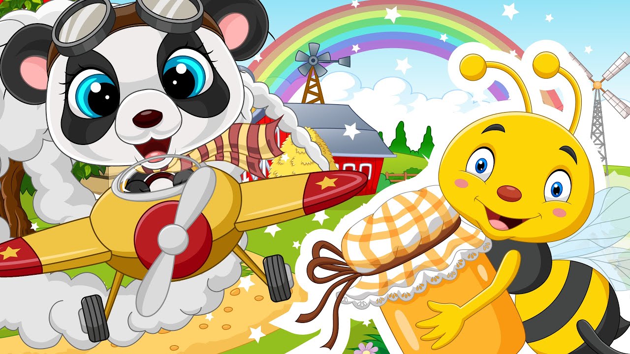 Peek a Boo + Honey Bees Dance Nursery Rhymes And Songs for Kids ...