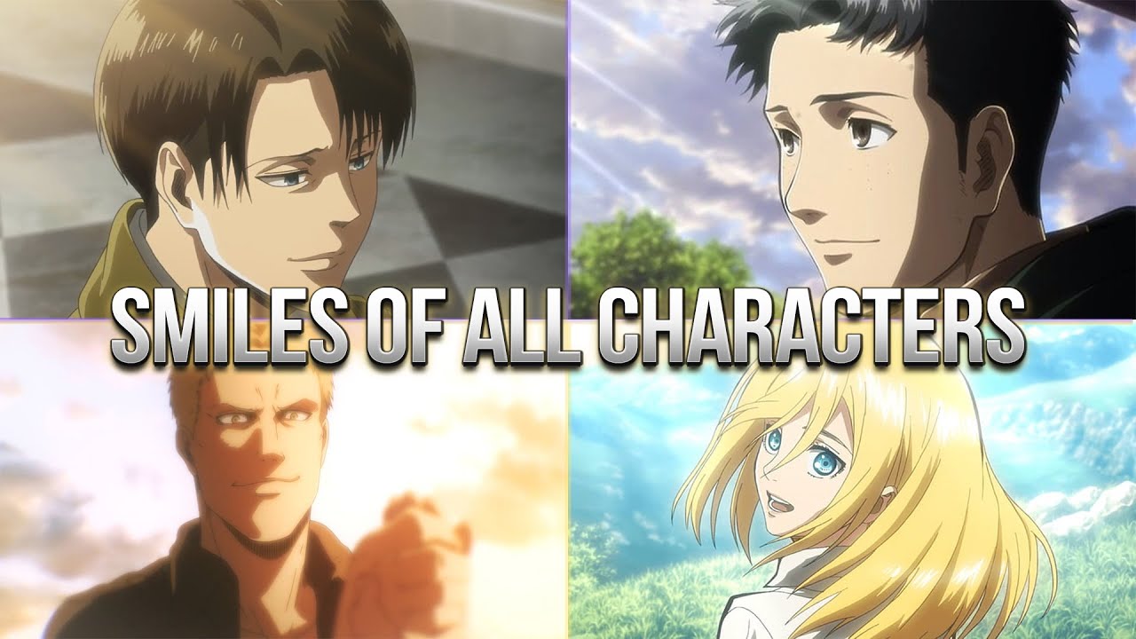 Smiles of All Characters in Attack on Titan 2020 - YouTube