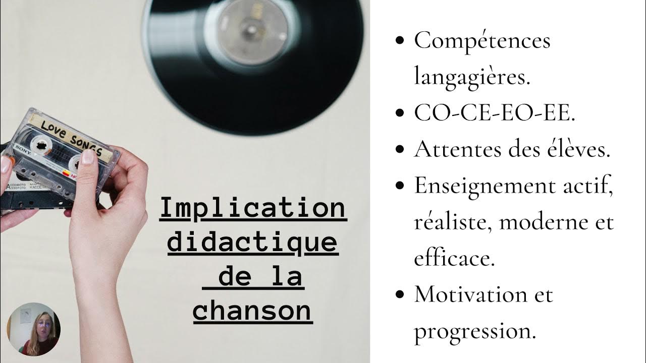 La chanson en classe de FLE: Un outil didactique motivant - YouTube