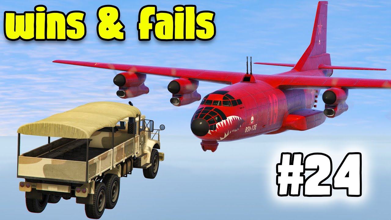 GTA 5 FUNNIEST Fail moments AND EPIC Win Moments in GTA 5 #24 - YouTube