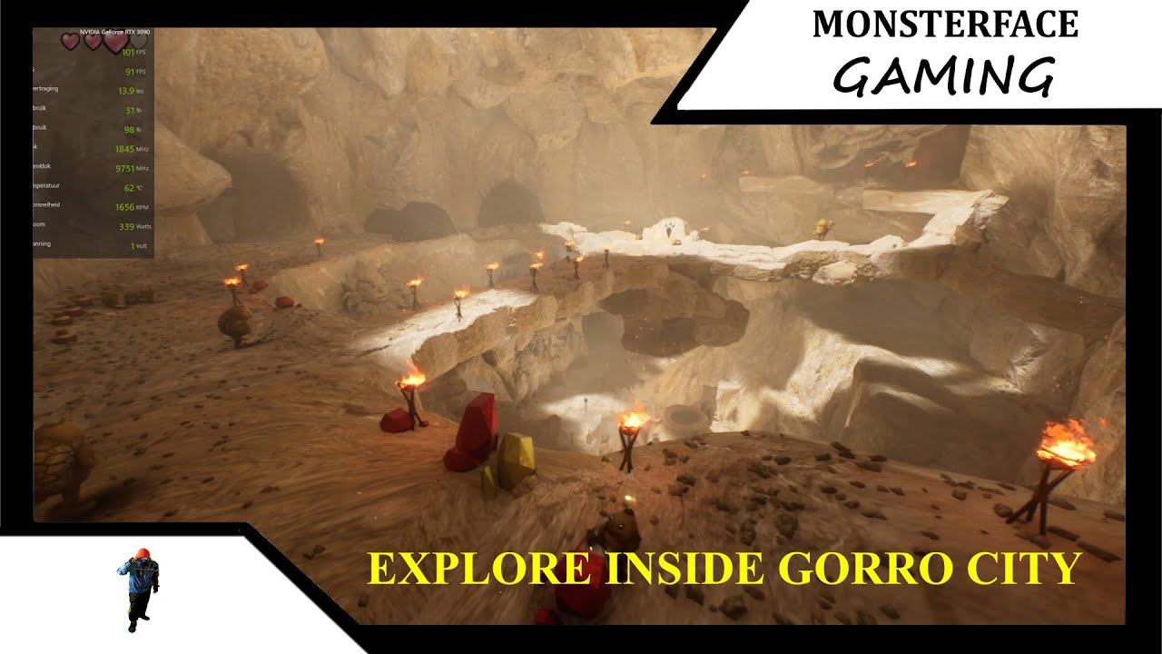 Zelda Ocarina Of Time - Explore Inside Gorro City. + Minigame ( Unreal ...
