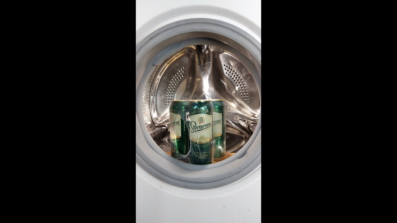 Shaken beer in a washing machine - Dimo Petkov - YouTube