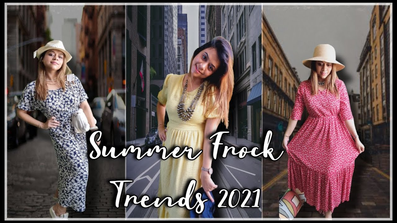 Stylish ,Comfortable ,Casual Frock style/ Ladies Summer Frock design ...