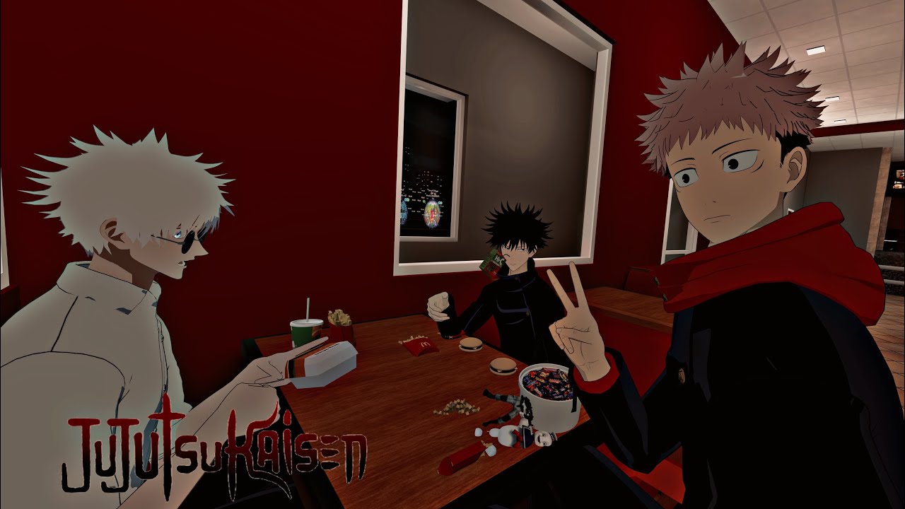 VRCHAT JUJUTSU KAISEN - GOJO CUIDANDO DA SUAS CRIAS! - YouTube