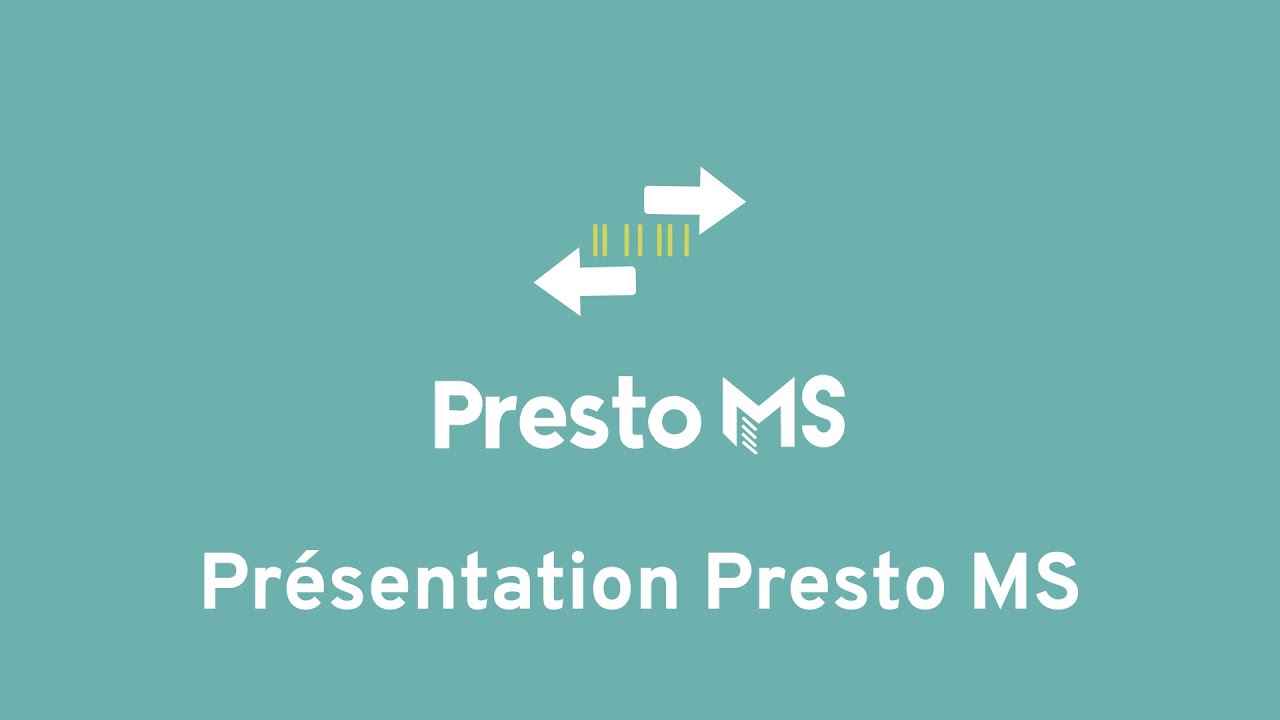 Présentation du logiciel Presto MS et ses fonctions essentielles - YouTube